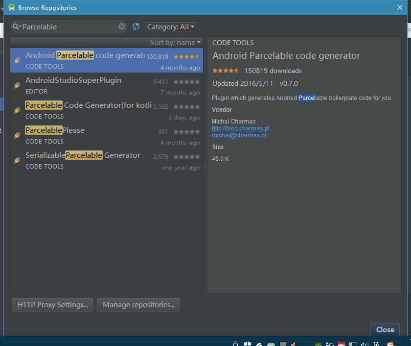 Android中Parcelable如可快速生成 – 魅力程序猿